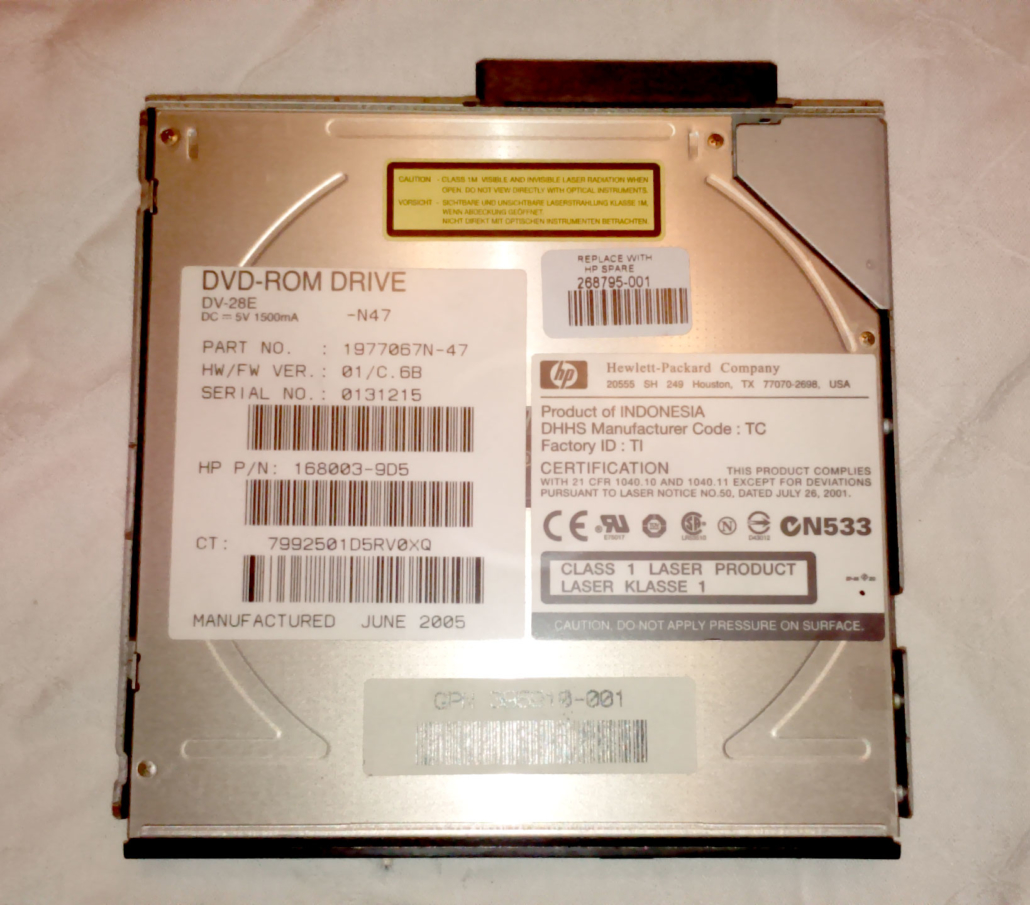 HP Slim DV-28E DVD-ROM Server Drive • Euro komunikacije